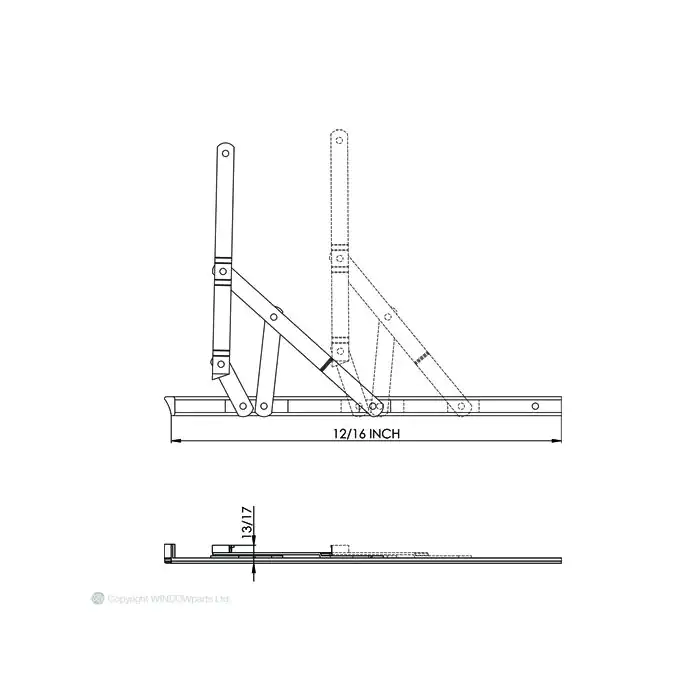 door hinge drawing easy